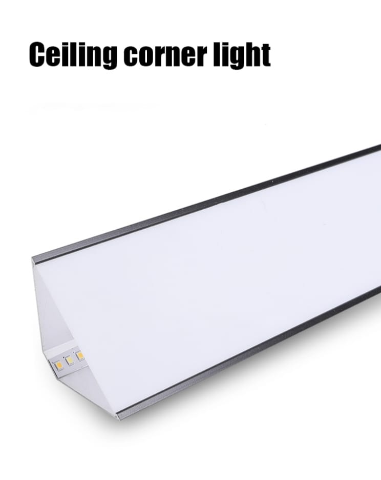 Ceiling Corner 45 Degree Aluminium Profile Light – Fanar Lights